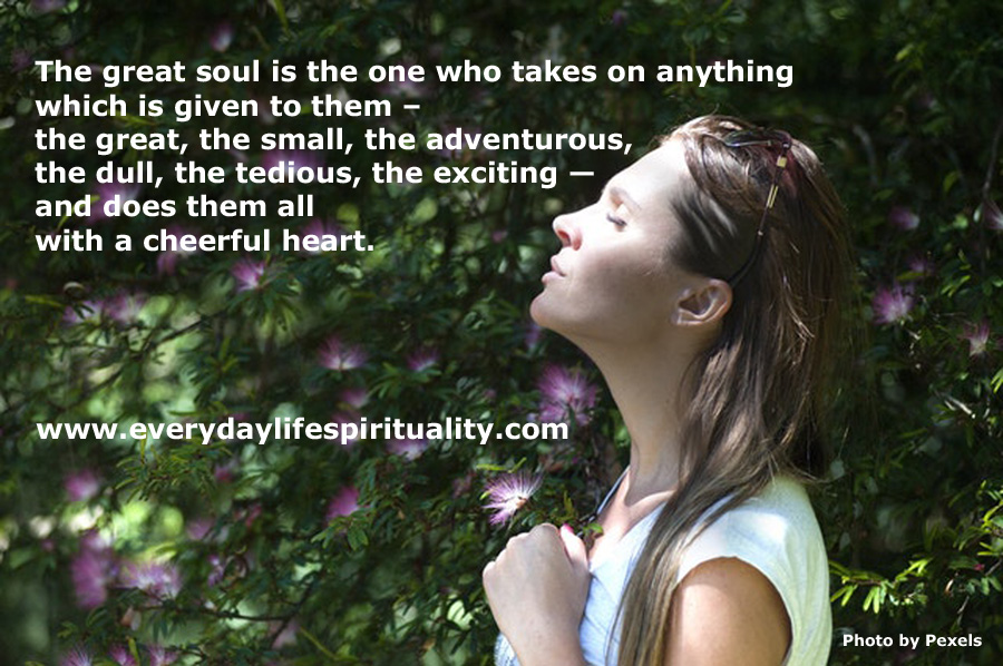 30-Second Reflection – The Great Soul | Everyday Life Spirituality